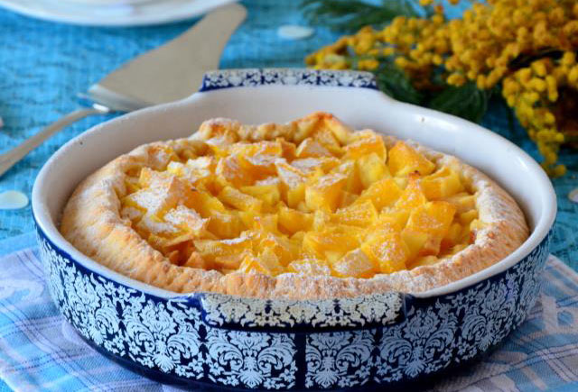 Alma və portağalla DADLI PİROQ