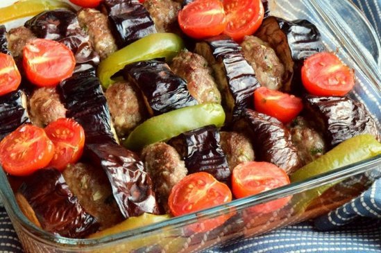 Sobada badımcan kababının hazırlanması - RESEPT